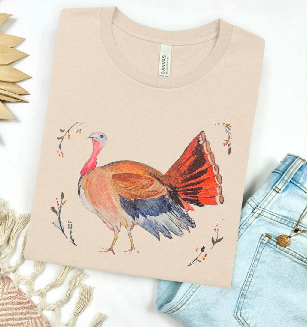 Teddy Turkey Tee – Barbed Wire & Lace